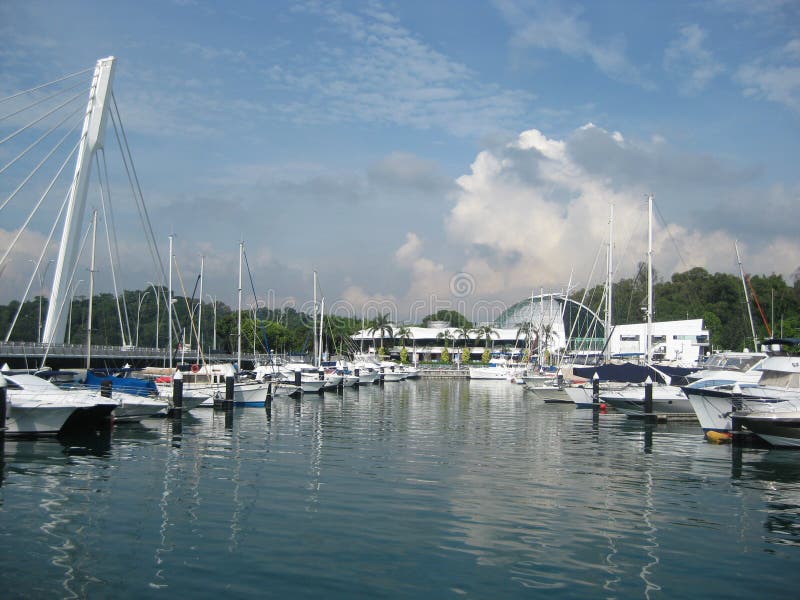 Marina at Keppel Bay stock image. Image of sports, luxury - 75247455