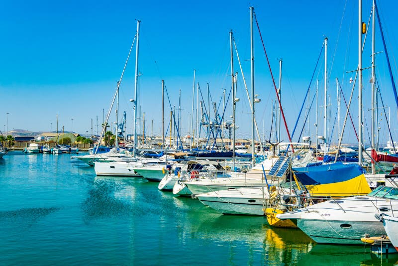 Marina at Larnaca, Cyprus editorial image. Image of luxury - 206109255