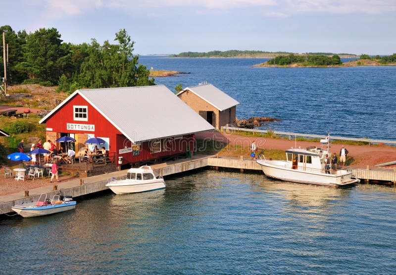 Marina of Sottunga, Finland Editorial Image - Image of archipelago ...