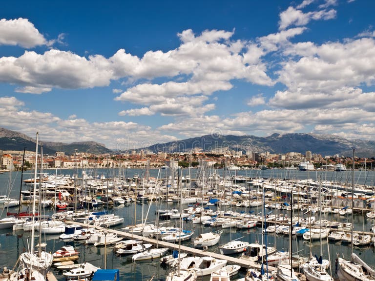 Marina - Split stock image. Image of marina, adriatic - 5644009
