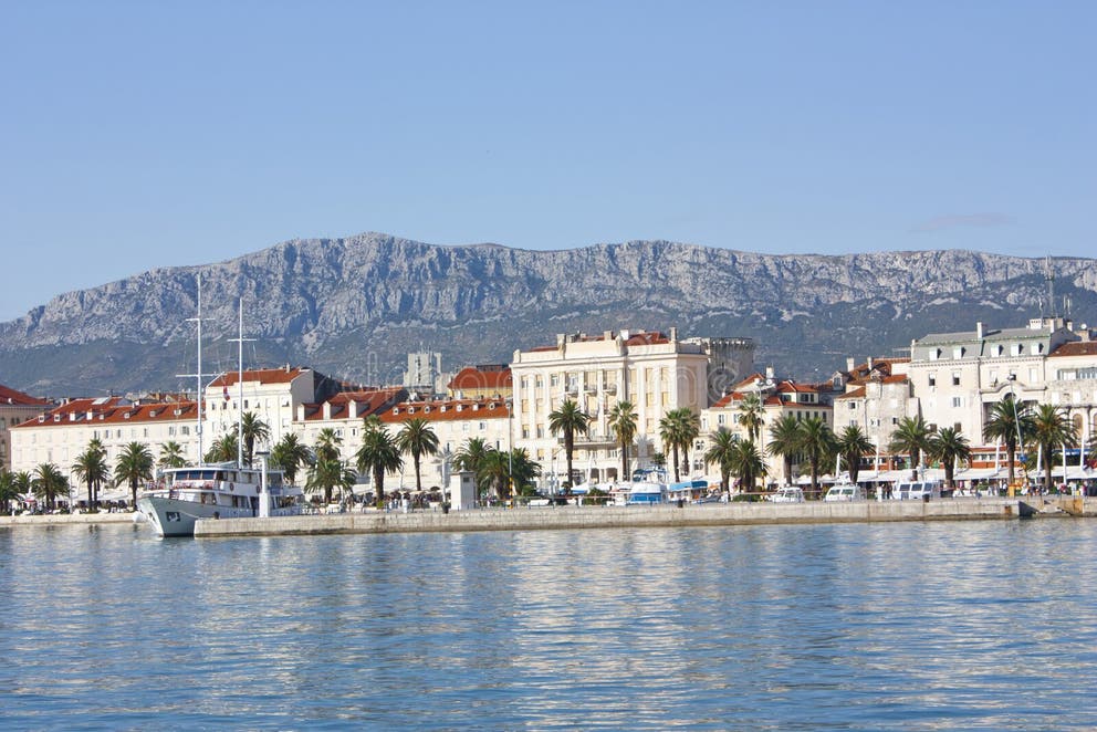 Marina Split stock image. Image of europe, peaceful, adriatic - 34224993