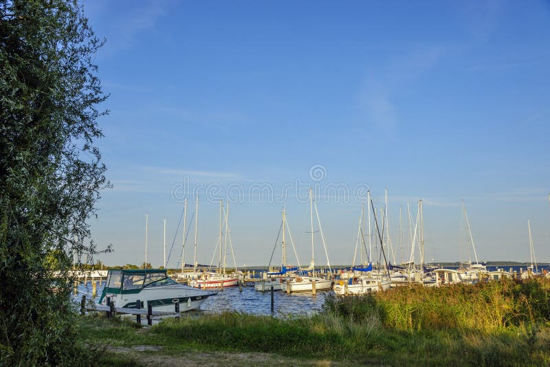Marina of Vitte stock image. Image of vitte, clear, blue - 43711647