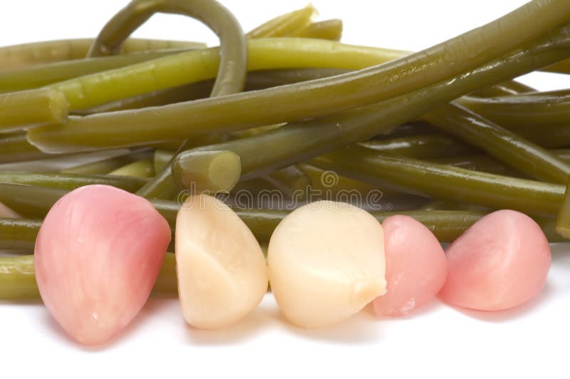 Marinade Stalk Garlic and Garlic Stock Photo - Image of vitamin ...
