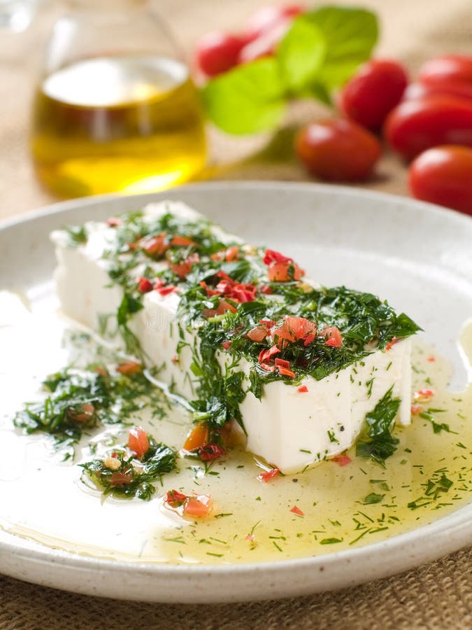 Marinated cheese stock photo. Image of thyme, healthy - 16241482