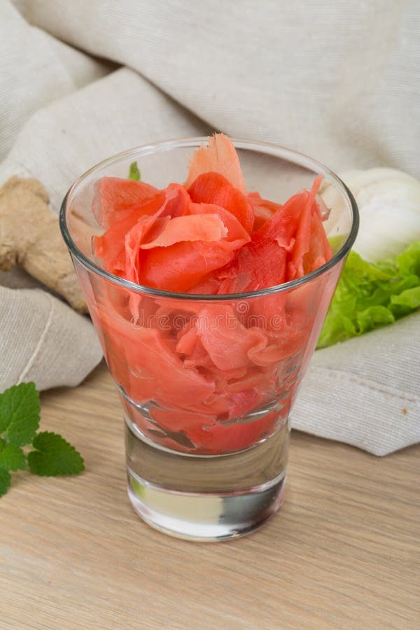 Marinated ginger stock image. Image of asian, flavour - 46935073