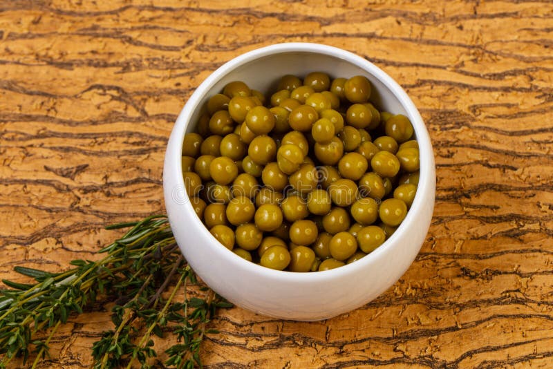 Marinated green peas stock photo. Image of nutrition - 145199550