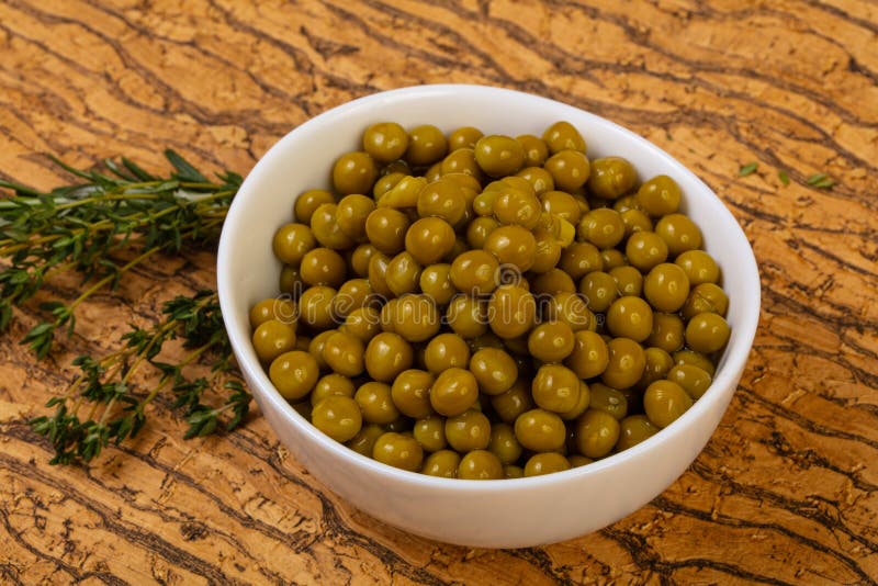 Marinated green peas stock photo. Image of vitamin, healthy - 148650872