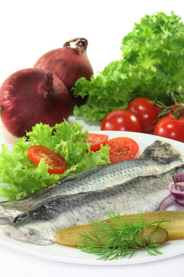 Marinated herring stock image. Image of salads, herring - 14722027