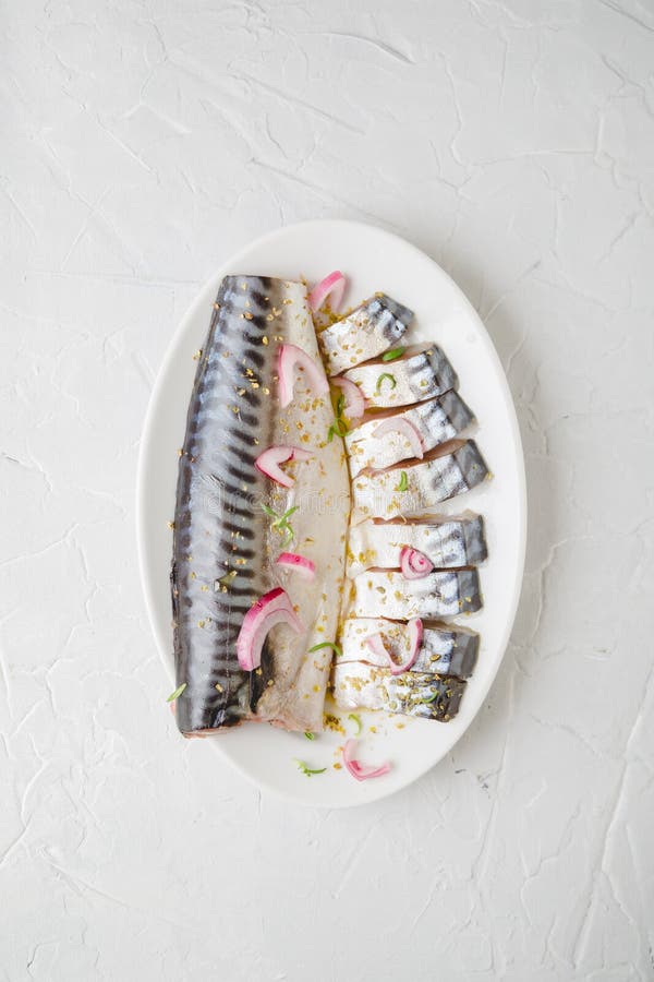 Marinated Mackerel with Spices Stock Image - Image of nutrition, food ...