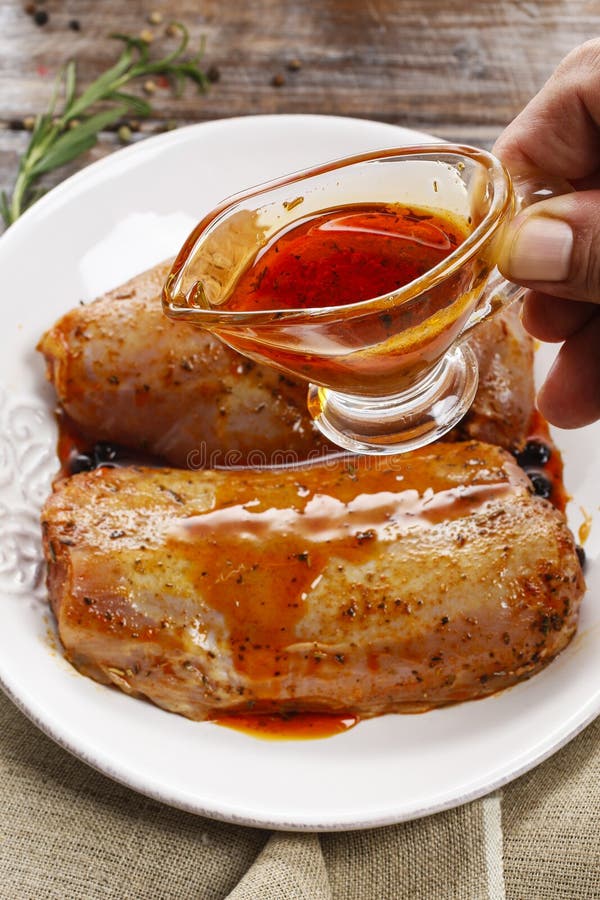 Marinated meat stock photo. Image of marinated, glass - 47113950