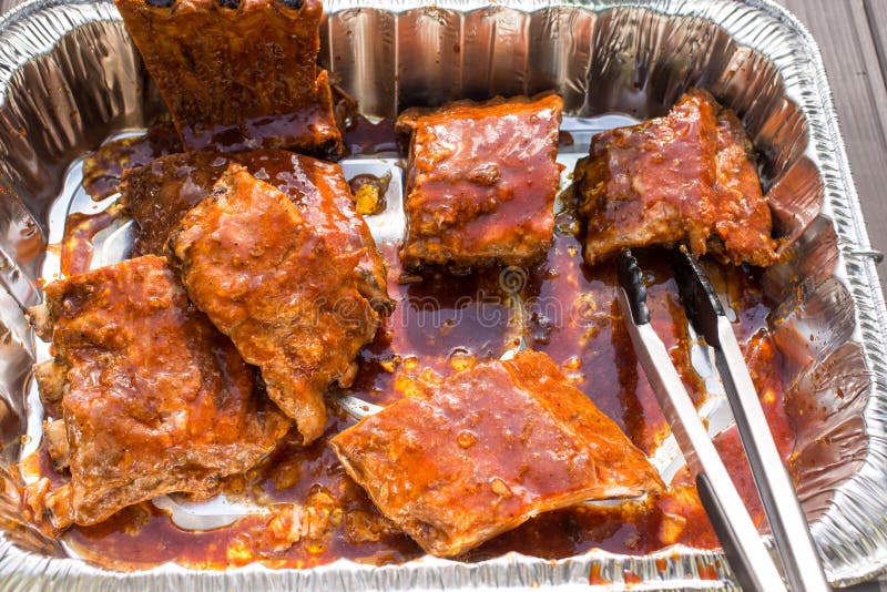 Marinated pork back ribs stock image. Image of lifestyle - 117188443