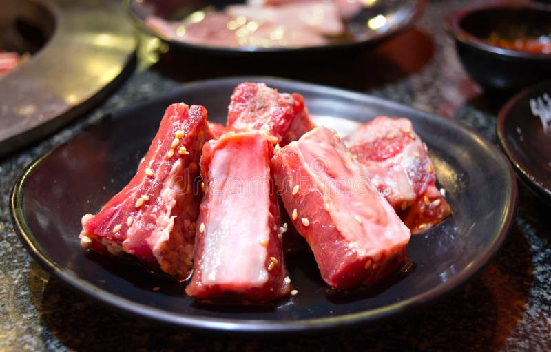 Marinated Pork ribs stock image. Image of ingredient - 51861609