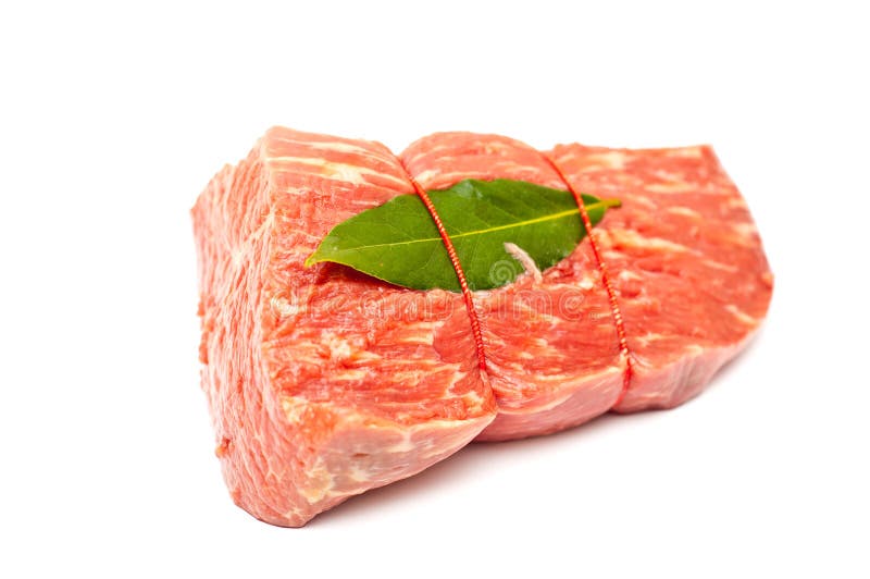 Marinated and Ready To Cook Beef Stock Photo - Image of butcher, chop ...