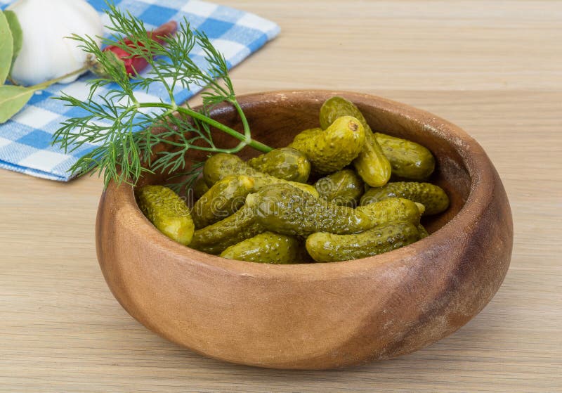 Marinated small cucumber stock photo. Image of taste - 48915836