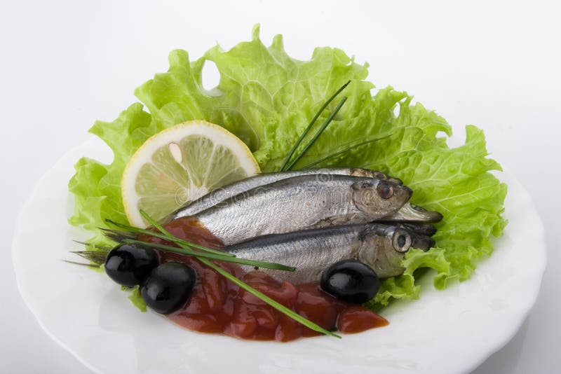 Marinated sprat stock image. Image of delicious, ornaments - 12485603