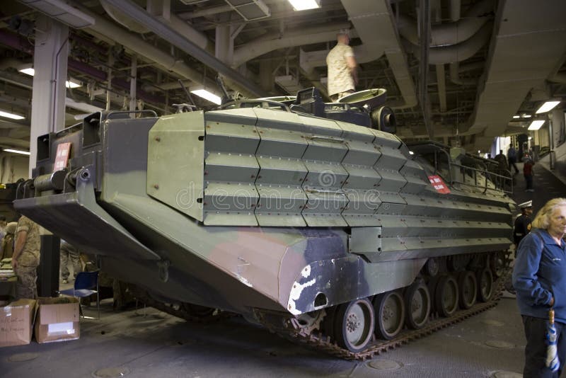 Marine Amphibious Assault Vehicle Editorial Stock Photo - Image of ...