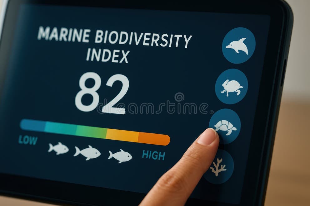 Marine Biodiversity Index Display with Interactive Touchscreen Panel ...