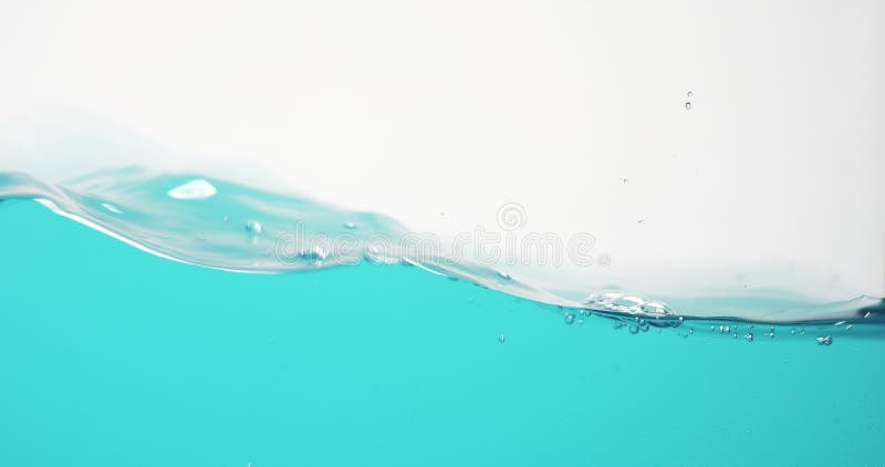 Marine Blue Water Waves and Splashes Side View Stock Photo - Image of ...