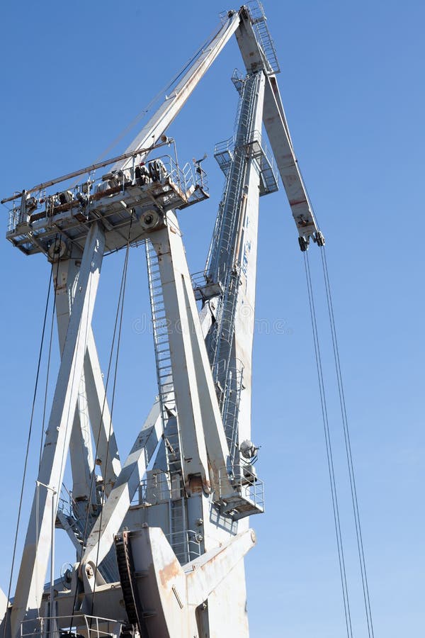 Marine Cargo Crane for Ships at Berth Stock Photo - Image of crane ...