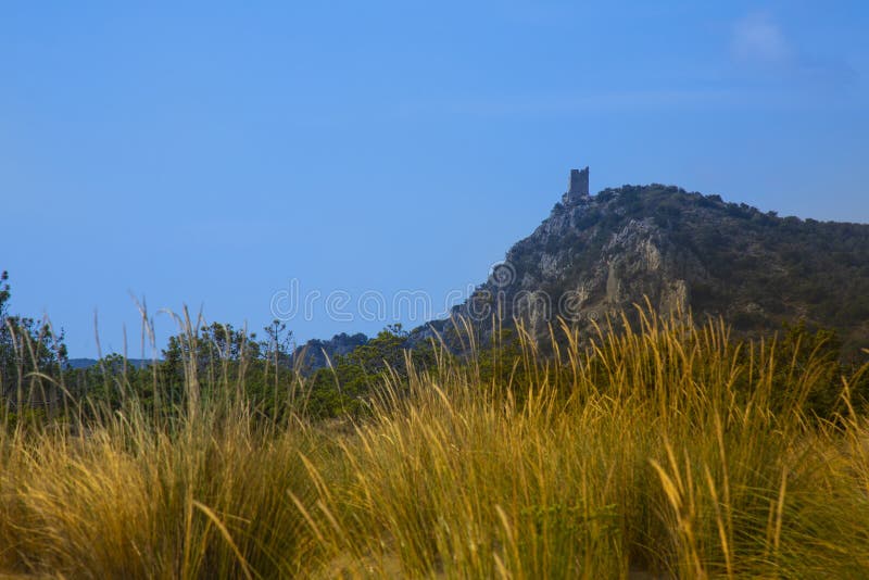 Marine Castle on Top of the Mountain Stock Photo - Image of environment ...