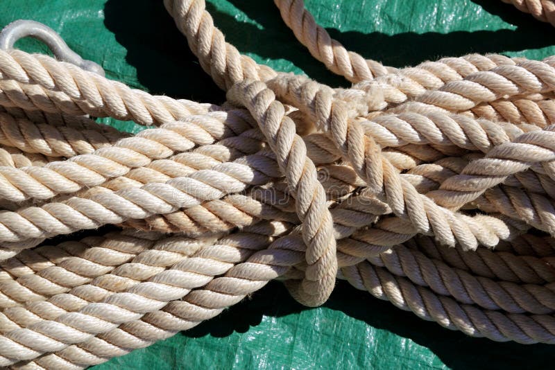 Nautical Ropes stock image. Image of sailboat, lines - 50443767