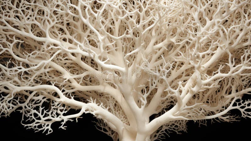 Marine coral skeleton stock illustration. Illustration of generated ...