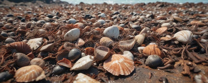 Ocean Decay: Rust, Nets, and Lost Life - Generative AI Stock Image ...