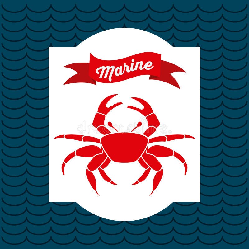 Marine emblem design stock illustration. Illustration of symbol - 66543786