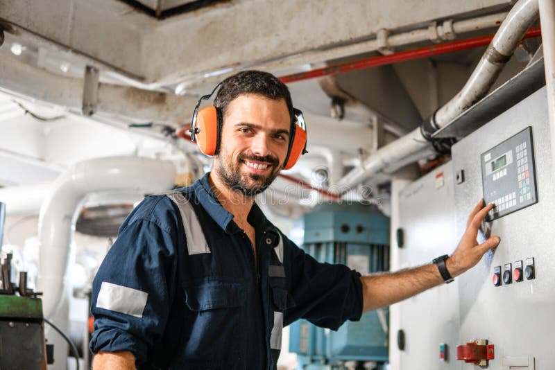 Marine Engineer Ontario Canada Stock Photo - Image of transportation ...