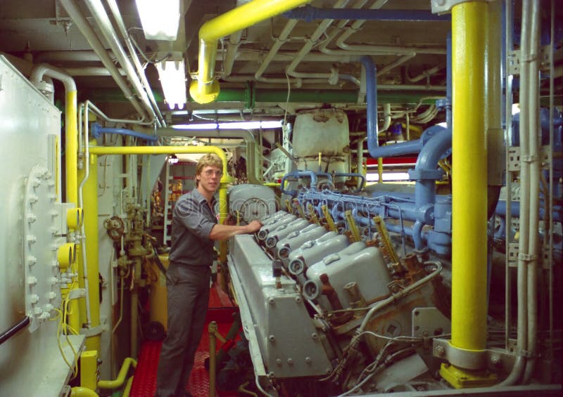 Marine Engineer Ontario Canada Stock Photo - Image of transportation ...