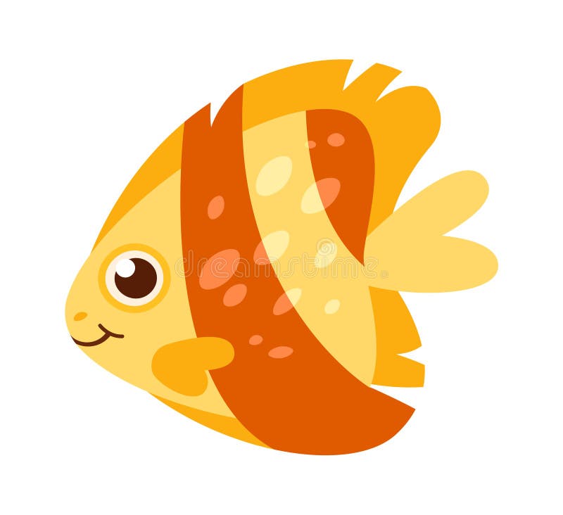 Marine Fish Character stock vector. Illustration of wildlife - 277934159