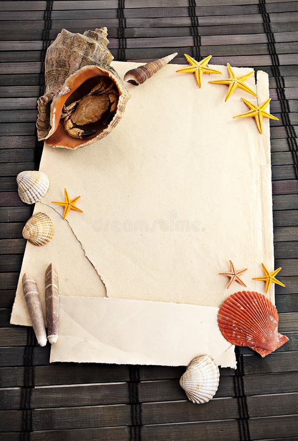 Marine frame. stock image. Image of photoframe, border - 22746777