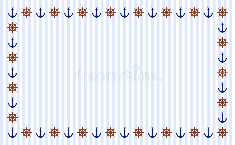 Marine frame - cdr format stock vector. Illustration of brown - 283106018