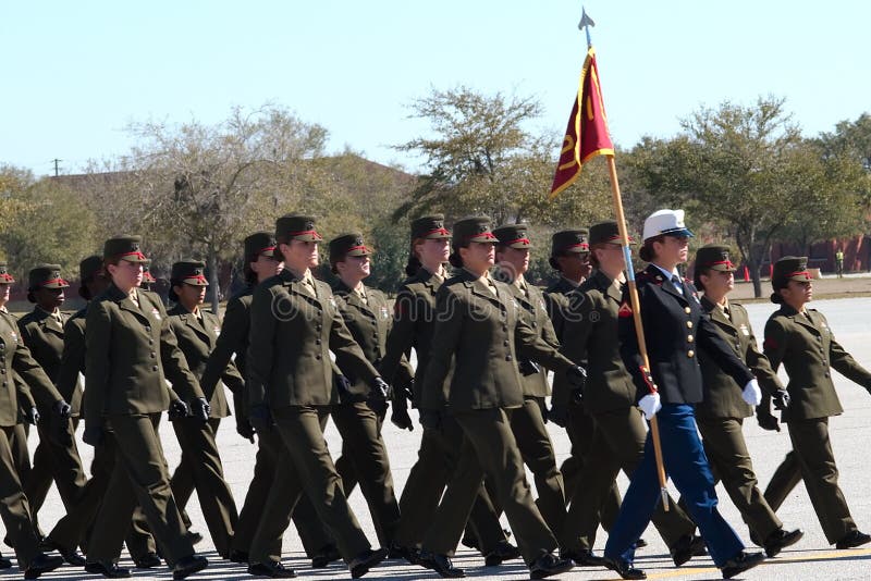 USMC Graduation Honor Recruit Awards Editorial Stock Photo - Image of ...