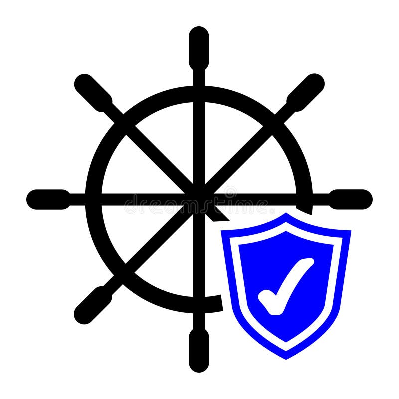 Marine Insurance Concept Icon. Industrial Property. Nautical Vehicle ...