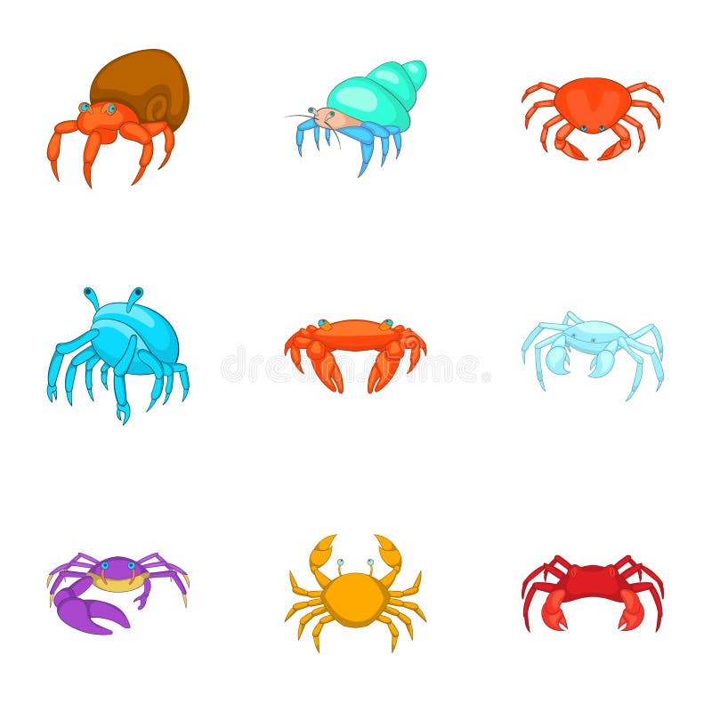 Crustacea Set Stock Illustrations – 24 Crustacea Set Stock ...