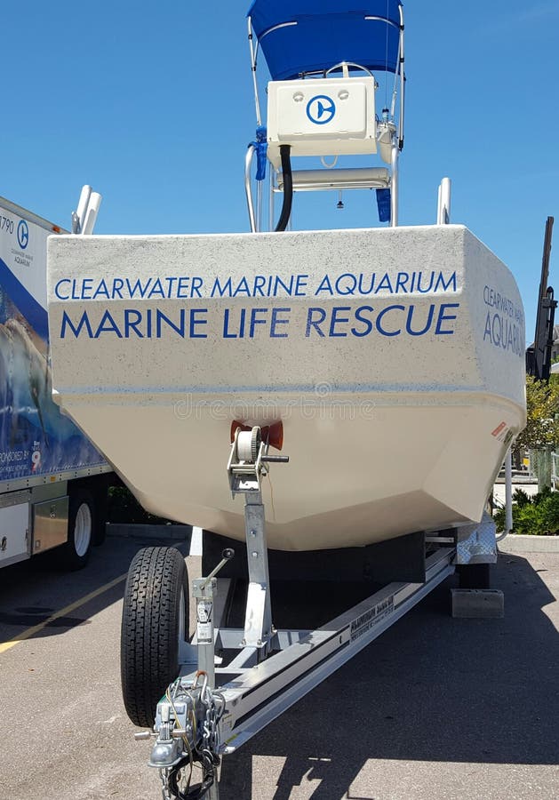 Marine Life Rescue Boat editorial stock image. Image of fish - 69981204