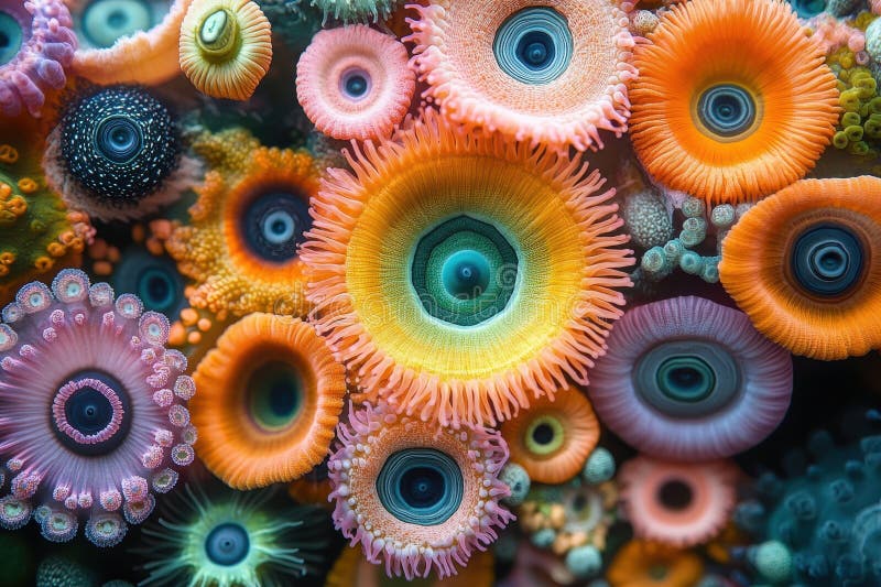 Marine Microorganisms Patterns, Microscopic Marine Life Forms and ...