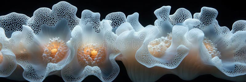 Marine Microorganisms Patterns Microscopic Life Forms Textures Aquatic ...