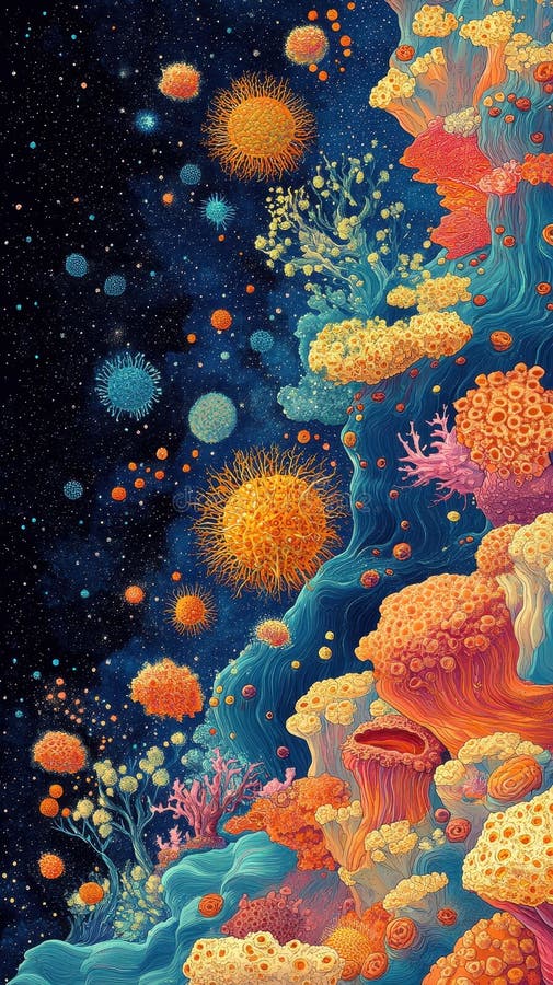 Marine Microorganisms Patterns, Microscopic Marine Life Forms and ...