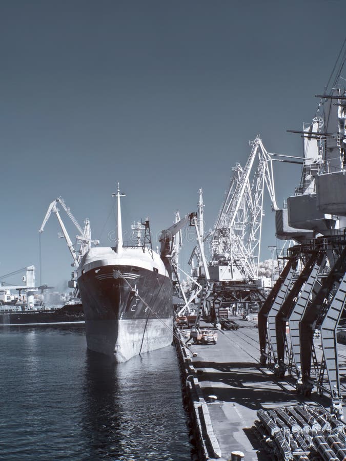 Marine port stock image. Image of machine, odessa, house - 29362537