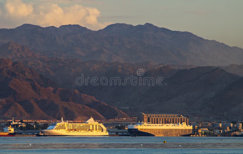 Aqaba in Jordan stock photo. Image of harbour, jordan - 22391380