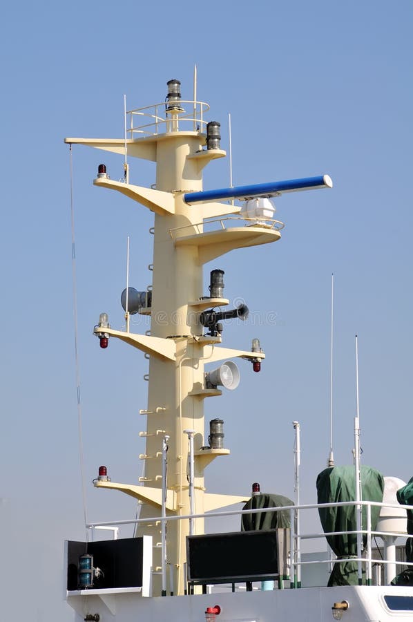Marine radar stock image. Image of lantern, mast, journey - 26265855