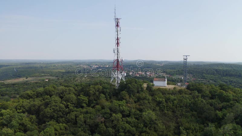 Sea Radar Tower with Rotating Antenna Stock Footage - Video of nautical ...