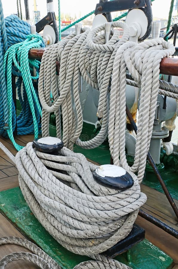 Marine rope stock photo. Image of equipment, ship, rope - 54485316