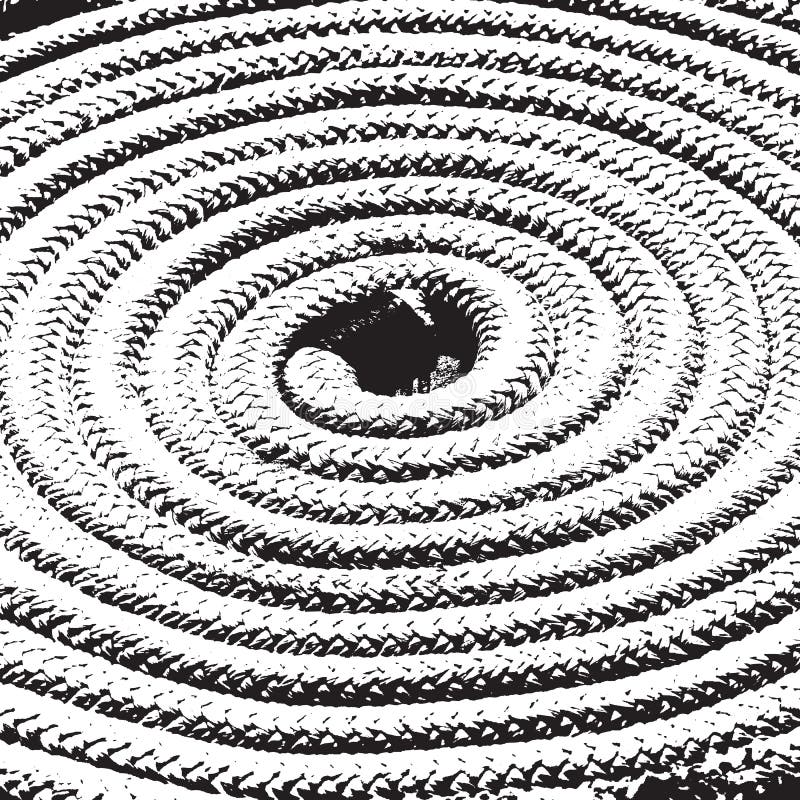 Marine Rope stock vector. Illustration of ring, drawing - 43291552