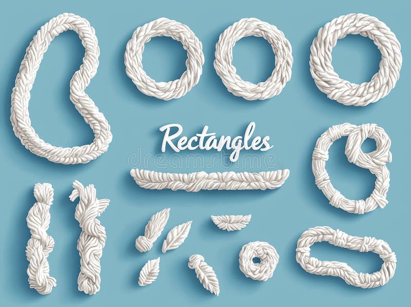 Marine Ropes, Braided String Plait Texture Knitting Rope Brushes ...