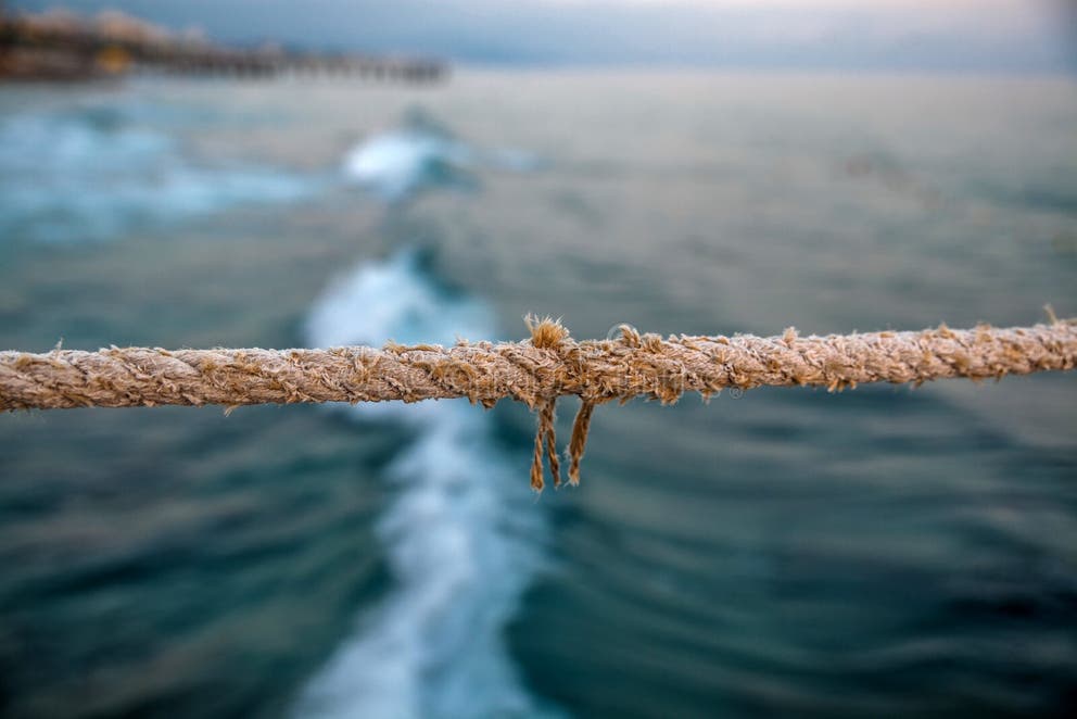 Marine ropes at pier stock photo. Image of turkey, ropes - 179786470
