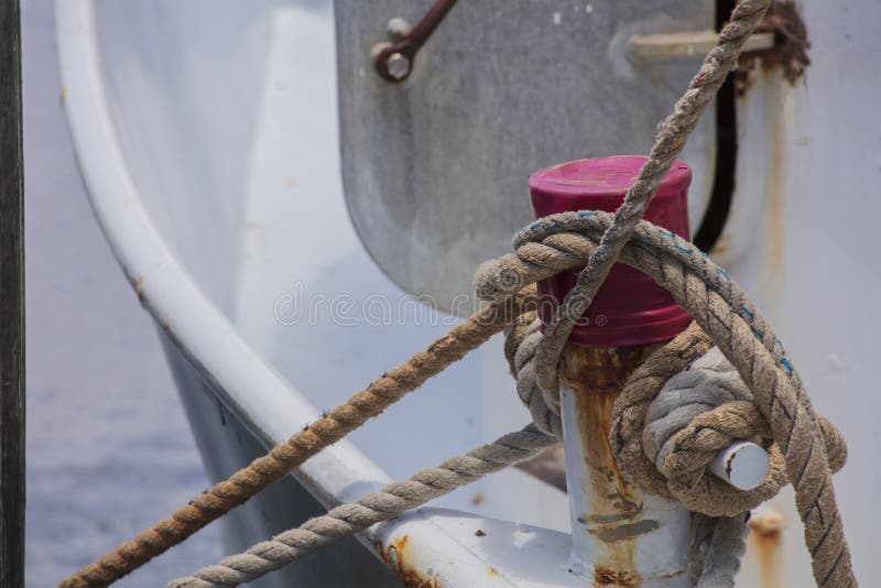 Marine Ropes stock photo. Image of device, vessel, closeup - 184660166