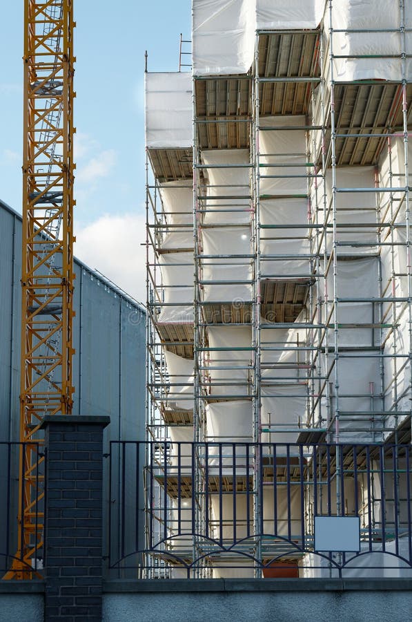 Marine Shipyard New Ferry Ship Under Construction Stock Photo - Image ...